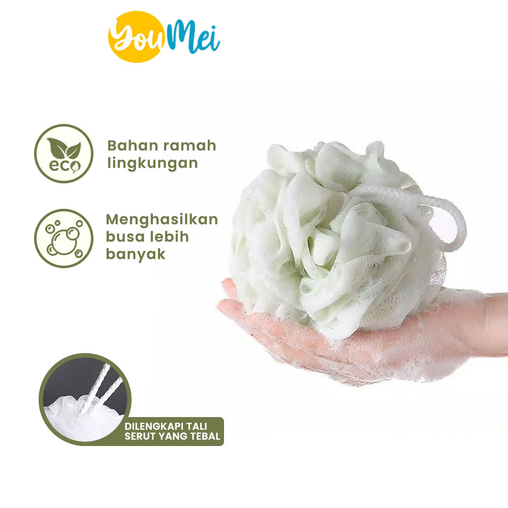 Jual Spon Mandi SINGLE WARNA 55 Gram / Bath Sponge / Sponge Mandi ...