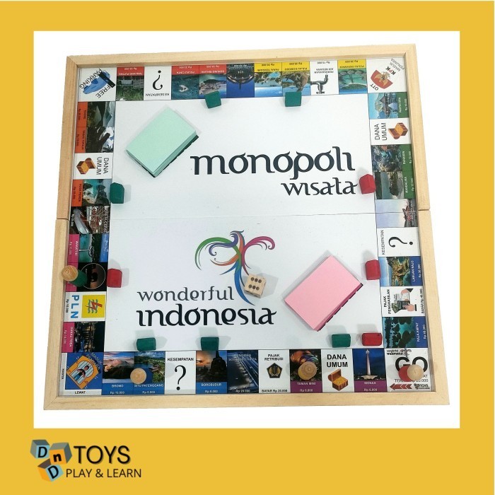 Jual Mainan Anak Keluarga Permainan Papan Monopoli Wisata Family Board ...