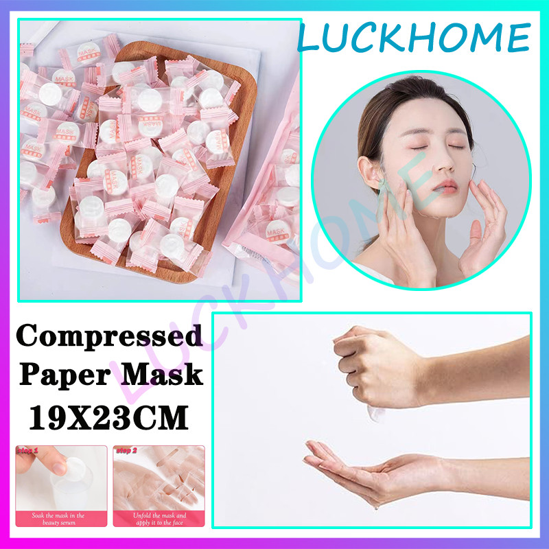 Jual 50PCS Tissue Bulat Mini Travel Sekali Pakai 19X23CM Masker Permen ...