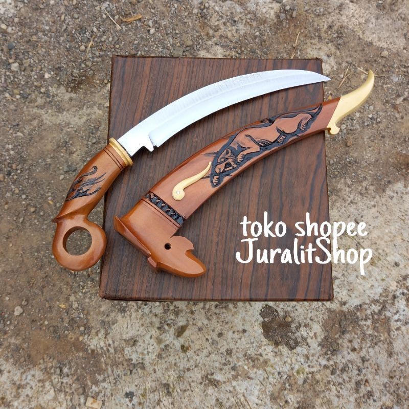 Jual KRAMBIT KUKU MACAN JUMBO _ KARAMBIT TRADISIONAL MINANG | Shopee ...