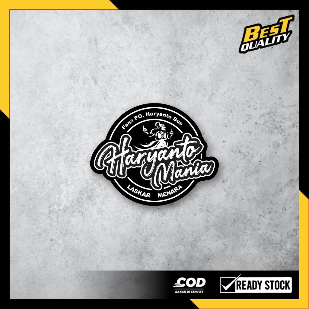 Jual Stiker Bus HARYANTO MANIA - Sticker Setiker Bismania bus Mania ...