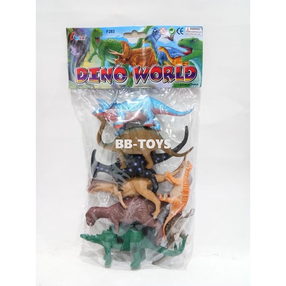 Jual Mainan Set Dinosaurus - Dinosaurs World new series isi 8 pcs f283 ...