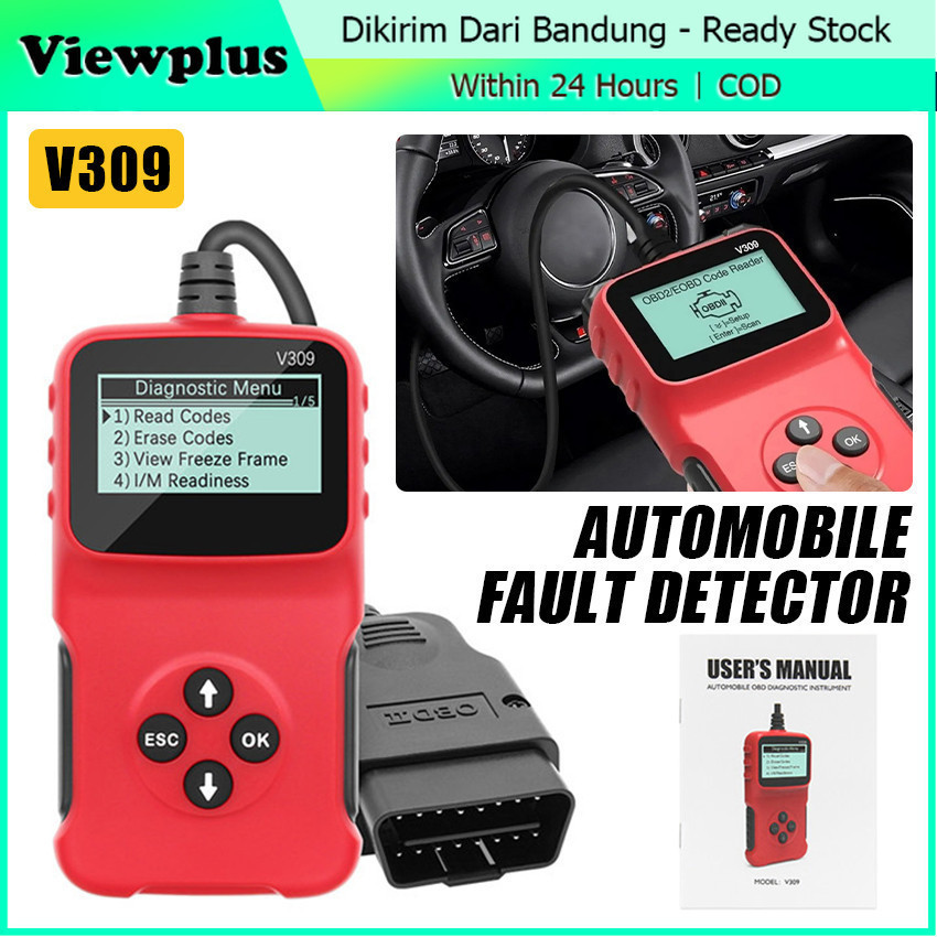 Jual Scanner Mobil Universal OBD2 OBD Injeksi Auto Diagnostic Scanner ...