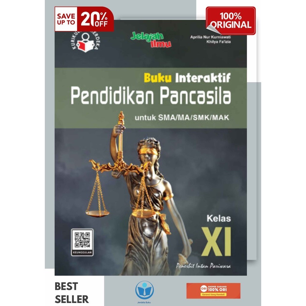 Jual Buku Paket Interaktif PPKN SMA Kelas XI/11 Kurikulum Merdeka Intan pariwara Tahun 2024 ...