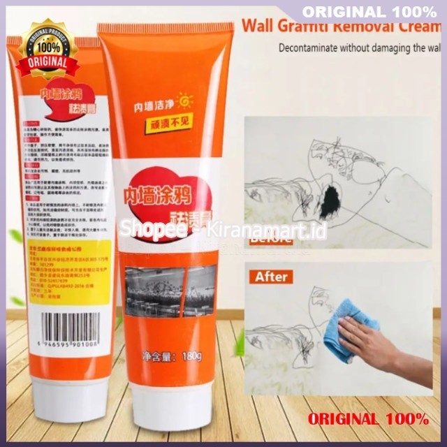 Jual Wall Stain Remover BELI 1 GRATIS 1 Cream Pembersih Noda Coretan ...