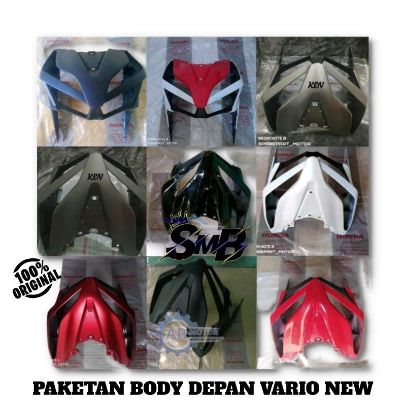 Jual Paketan body depan cover front sayap kiri kanan garnish lampu ...
