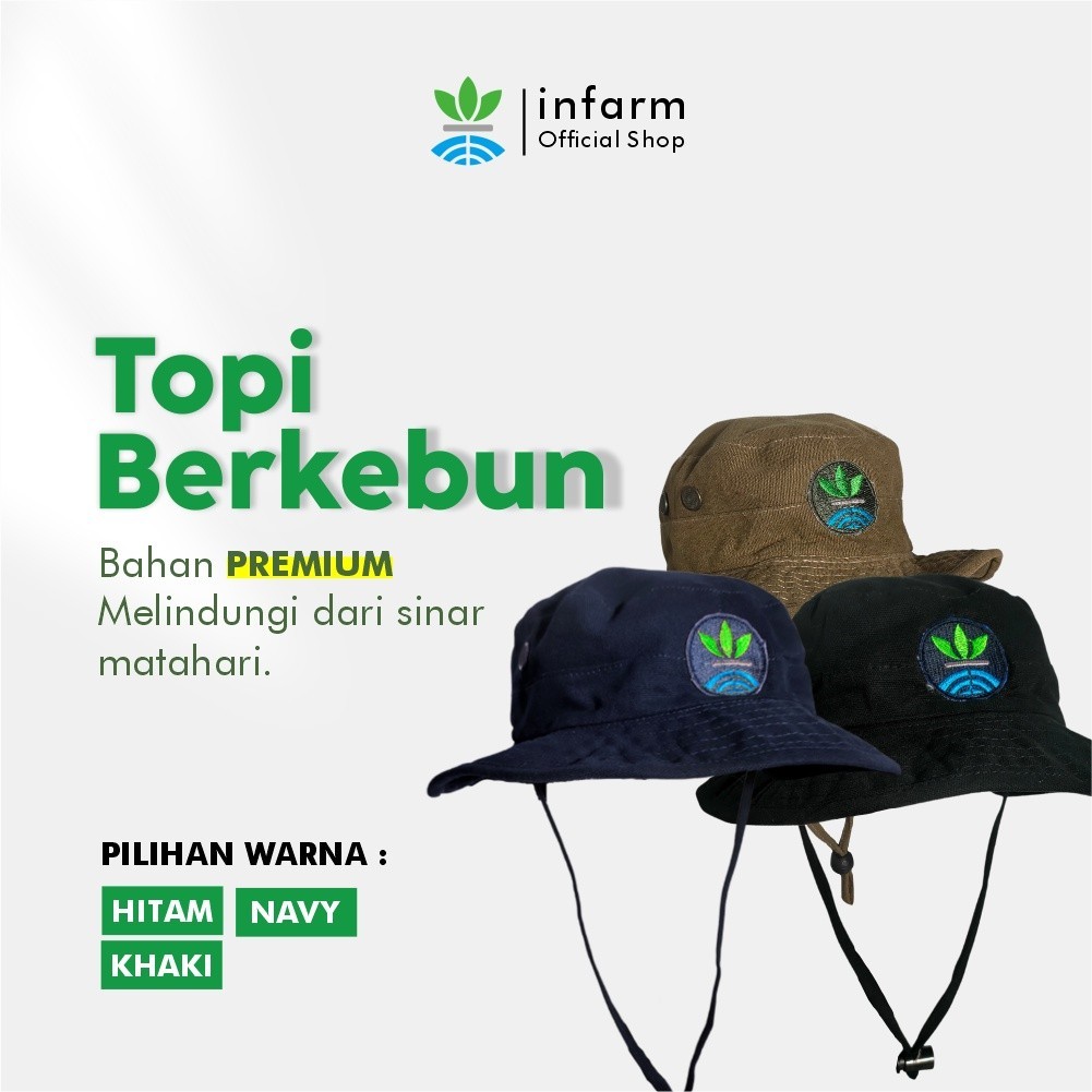 Jual INFARM - Topi Bucket Berkebun Premium Unisex, Topi Berkebun ...