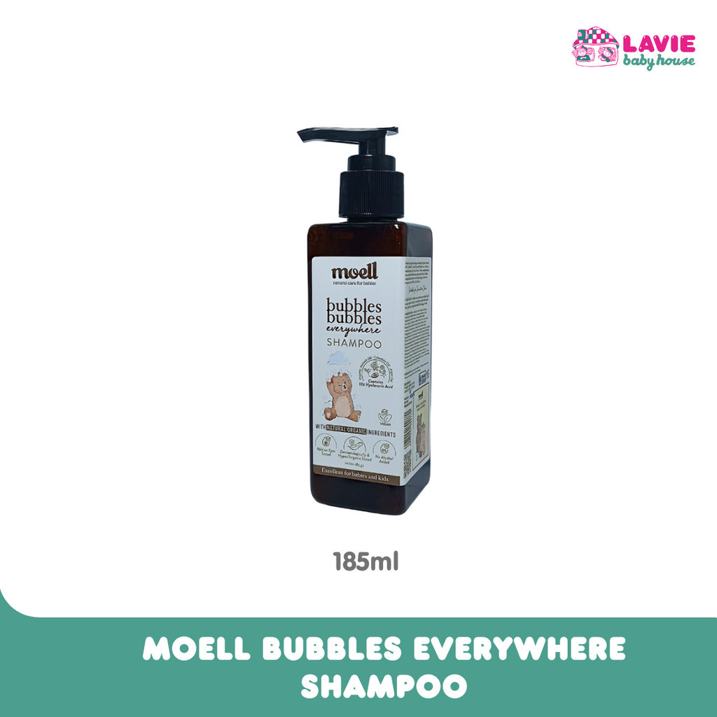 Jual Moell Bubbles Bubbles Everywhere Shampoo 185 ml | Shopee Indonesia