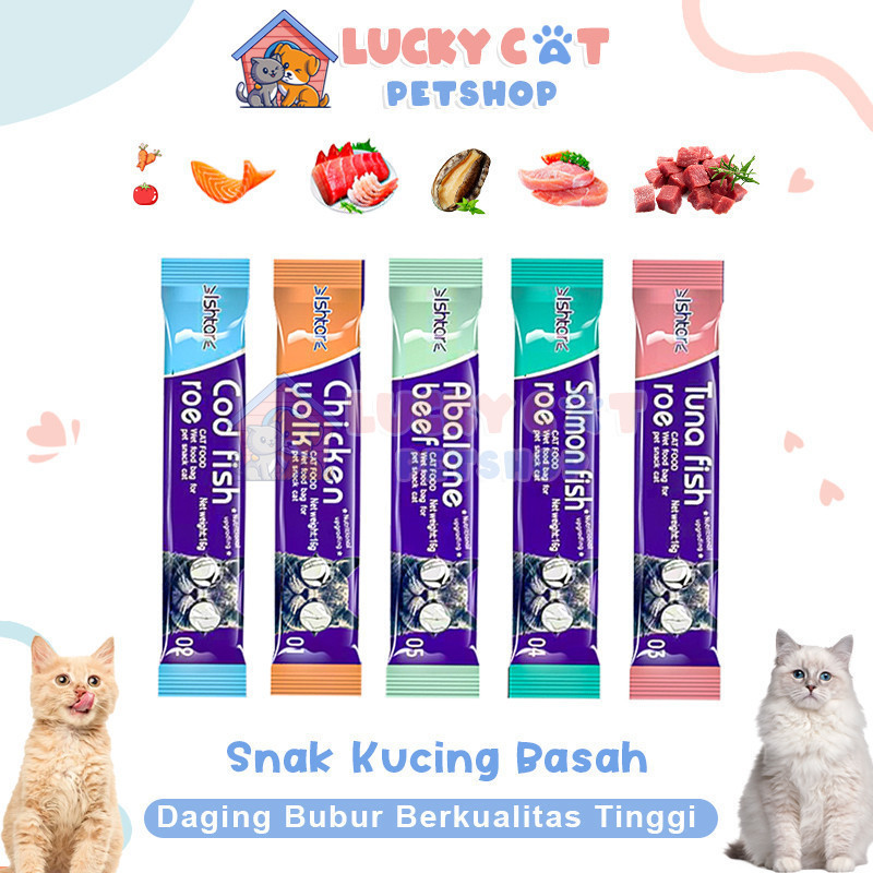 Jual Camilan Kucing Creamy Treats Kucing Snack Kucing Hewan Peliharaan ...