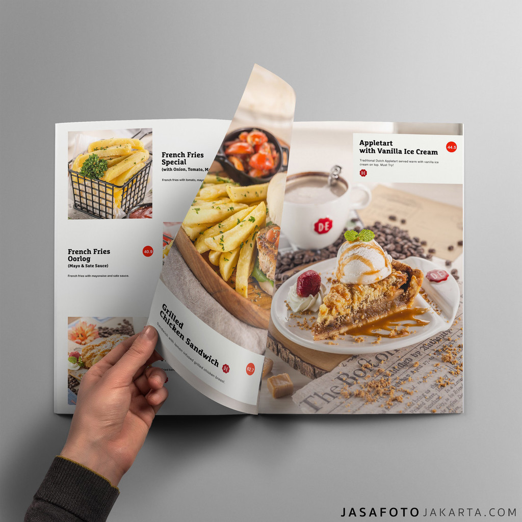 Jual Cetak Buku Menu Makanan Minuman Cafe Custom Desain | Shopee Indonesia