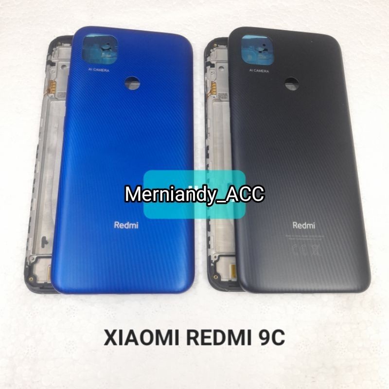 Jual Cessing Hausing Fullset Frame Lcd Xiaomi Redmi 9C Backdoor + Frame ...
