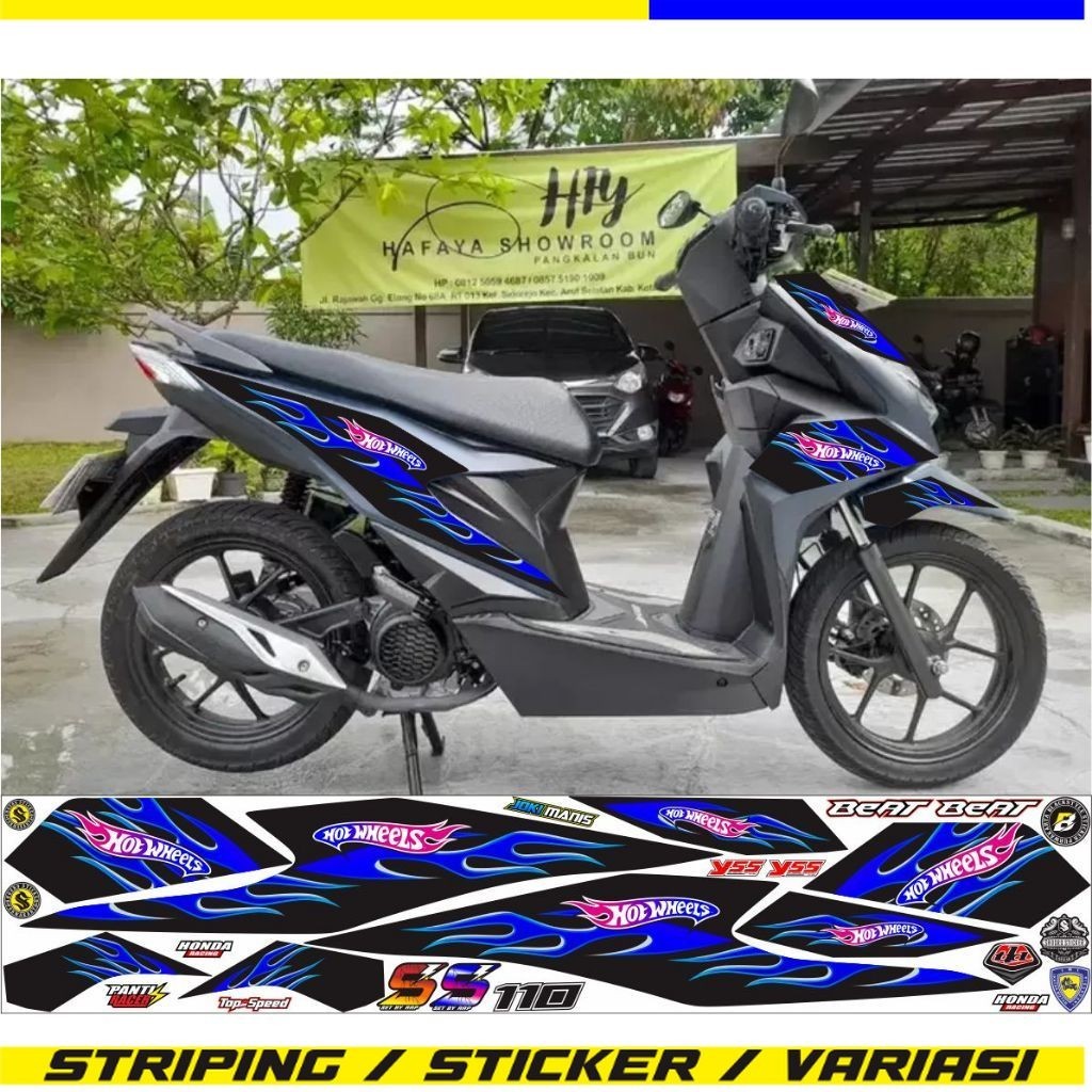 Jual variasi STIKER BEAT BARU VARIASI STIKER MOTOR BEAT ISS NEW DELUXE ...