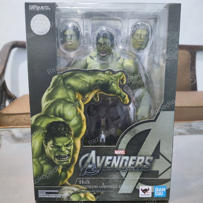 Jual shf the hulk avengers assemble avengers incridible original figure ...