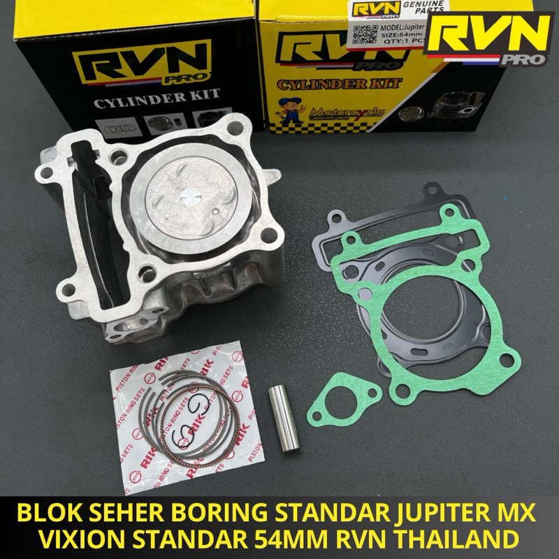 Jual BLOK BLOCK SEHER BORING KOMPLIT ISI PISTON KIT JUPITER MX 135 CC ...