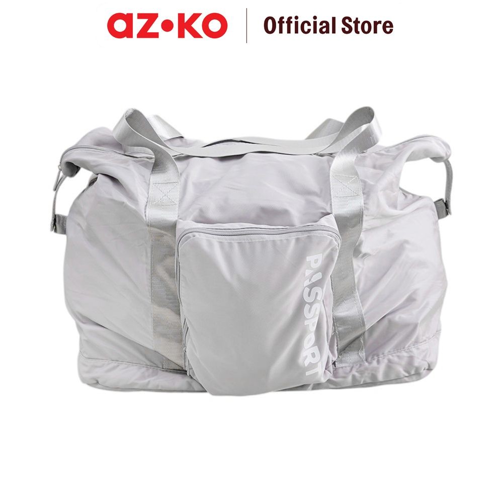 Jual AZKO Passport Eloise Tas Duffle Lipat - Abu-Abu tas bahu stylish ...
