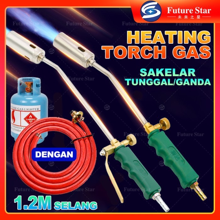 Jual Alat Bakar Heating Torch Gas Dengan 1.2m Selang LPG Multipro Blander Blow Gas Flamethrower ...