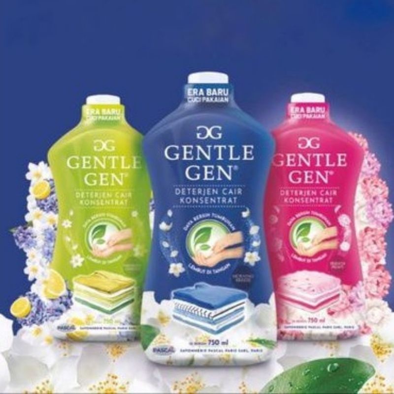 Jual Gentle gen gentel gen deterjen cair konsentrat 700 ml - ABH ...