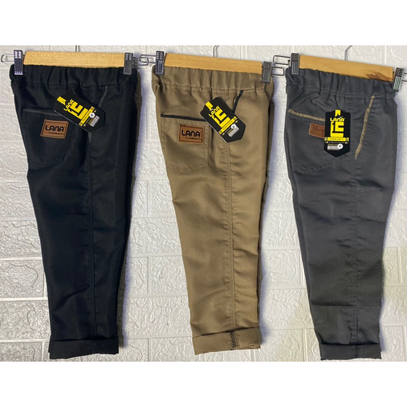 Jual DF56TG 100 rb 3 pcs celana chinos anak panjang 1-12 tahun kain ...