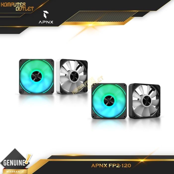 Jual APNX FP2 120 PWM ARGB Performance Fan with 30mm Steel Frame and ...