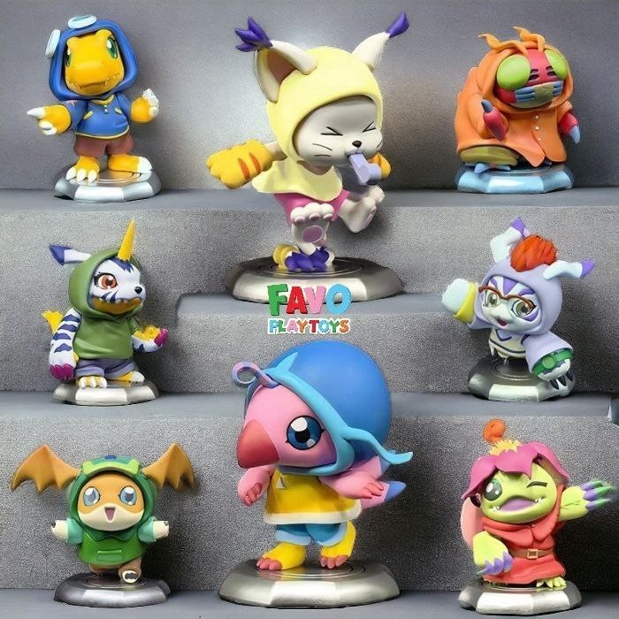 Jual BANDAI BN Figure Q Digimon Adventure Doll Series 3 Blind Box Figure | Shopee Indonesia