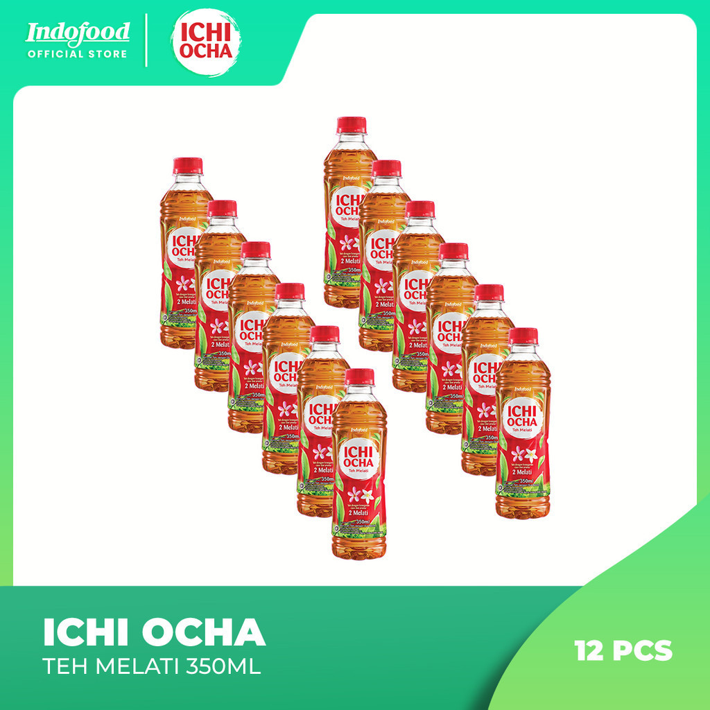 Jual 12 PCS - ICHI OCHA Minuman Teh Melati 350 mL | Shopee Indonesia