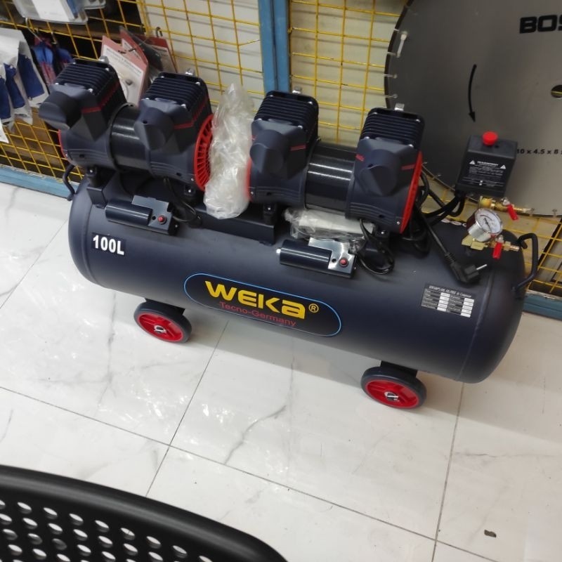Jual Weka Compressor Silent 5 hp 100 liter kompresor angin silent ...