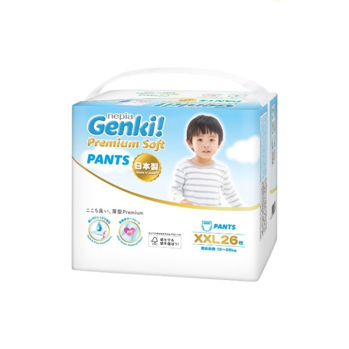 Jual Nepia Genki Premium Soft Pants XXL26 | Shopee Indonesia
