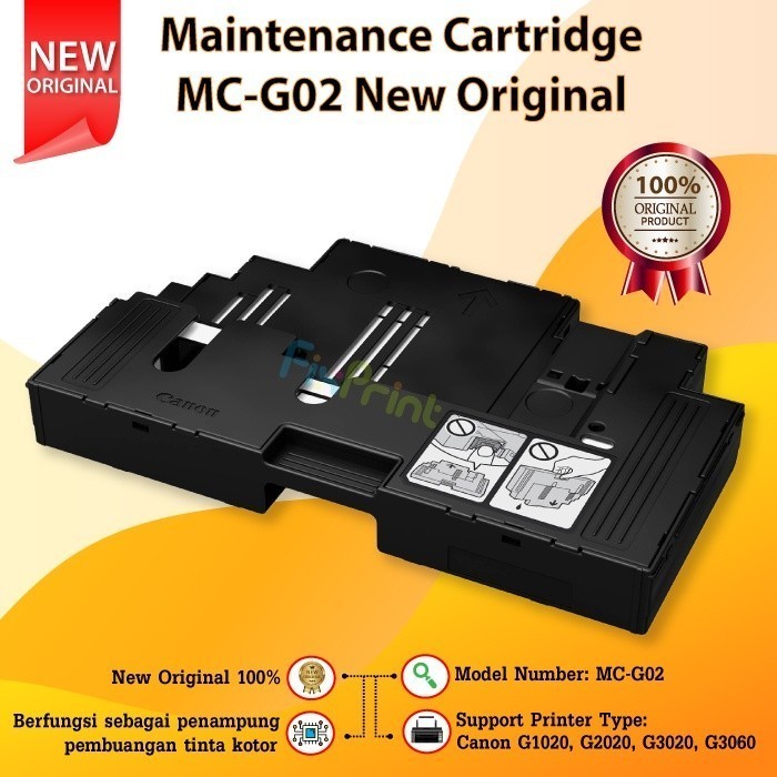 Jual Maintenance Cartridge MC-G02 Printer Canon G3060 G1020 G2020 G3020 Kotak Pemeliharaan ...