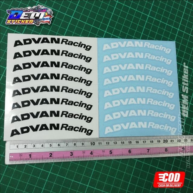 Jual Sticker Velg ADVAN RACING STICKER VELG | Shopee Indonesia