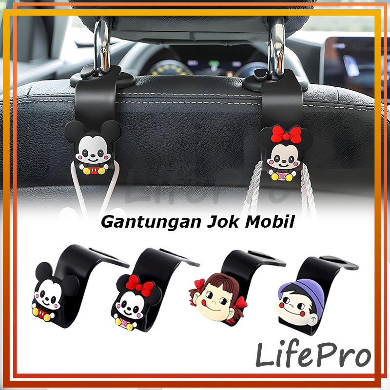Jual Car Hook Hanger Mobil Karakter / Kait Kursi Mobil / Gantungan Jok ...
