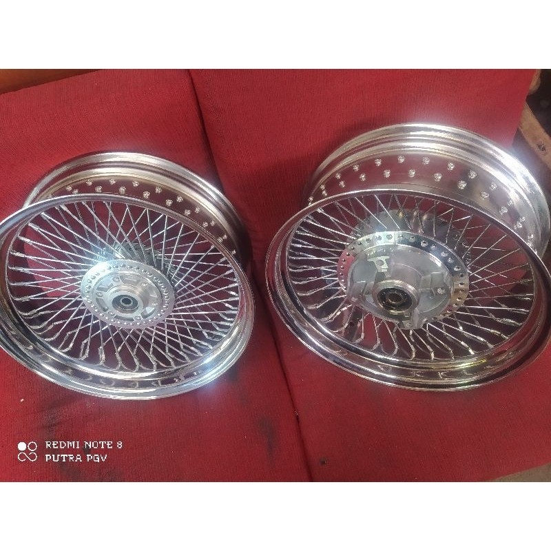 Jual velg jari jari ring 14x600 14x500velg custom | Shopee Indonesia