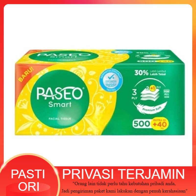 Jual Paseo Smart 540 Lembar / Facial Tissue Paseo Smart 540 Helai ...