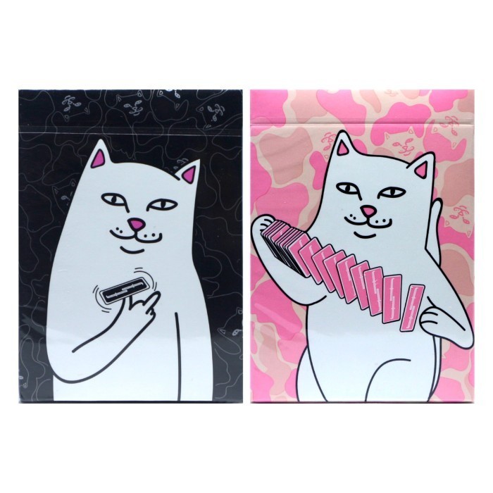 Jual Kartu Remi Fontaine RipnDip Black Pink V1 V2 Playing Cards (Rare ...