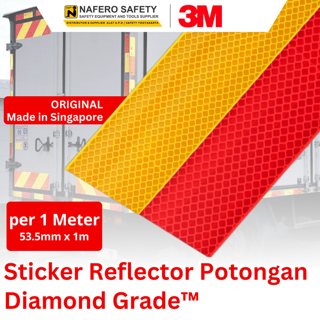 Jual ECERAN STICKER MOBIL REFLEKTOR 3M Made In Singapore LOLOS UJI KIR ...