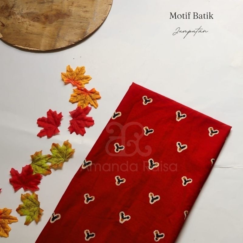 Jual Kain Batik Meteran Potongan Motif Jumputan | Shopee Indonesia