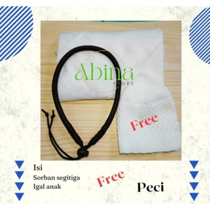 Jual Igal Sorban Anak - Ikat Sorban Anak - Igal Anak - Igal Bayi - TRKY ...