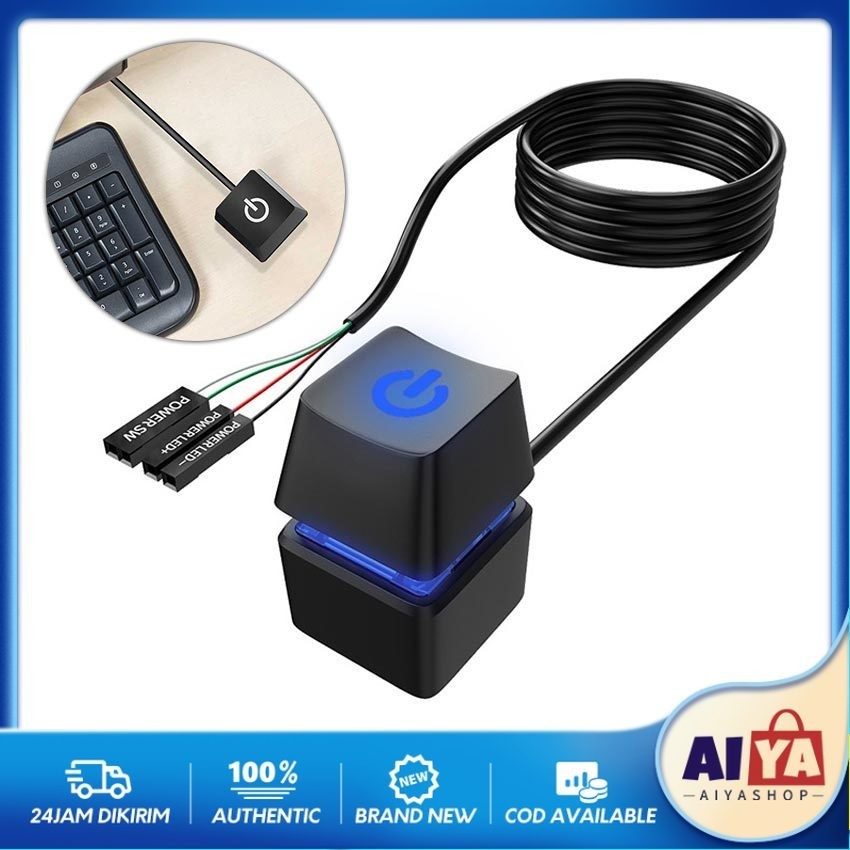 Jual Kabel Tombol Power On-Off Push Button Switch Front Panel Komputer ...