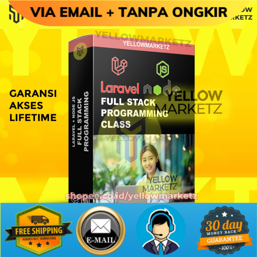 Jual Belajar Laravel Node Js Programming Mahir Jadi Progammer Laravel And Nodejs Materi