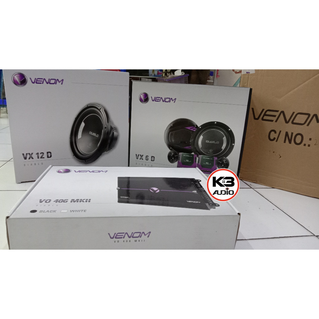 Jual PAKET AUDIO MOBIL VENOM DIABLO POWER SPLIT SUBWOOFER GARANSI RESMI VENOM | Shopee Indonesia