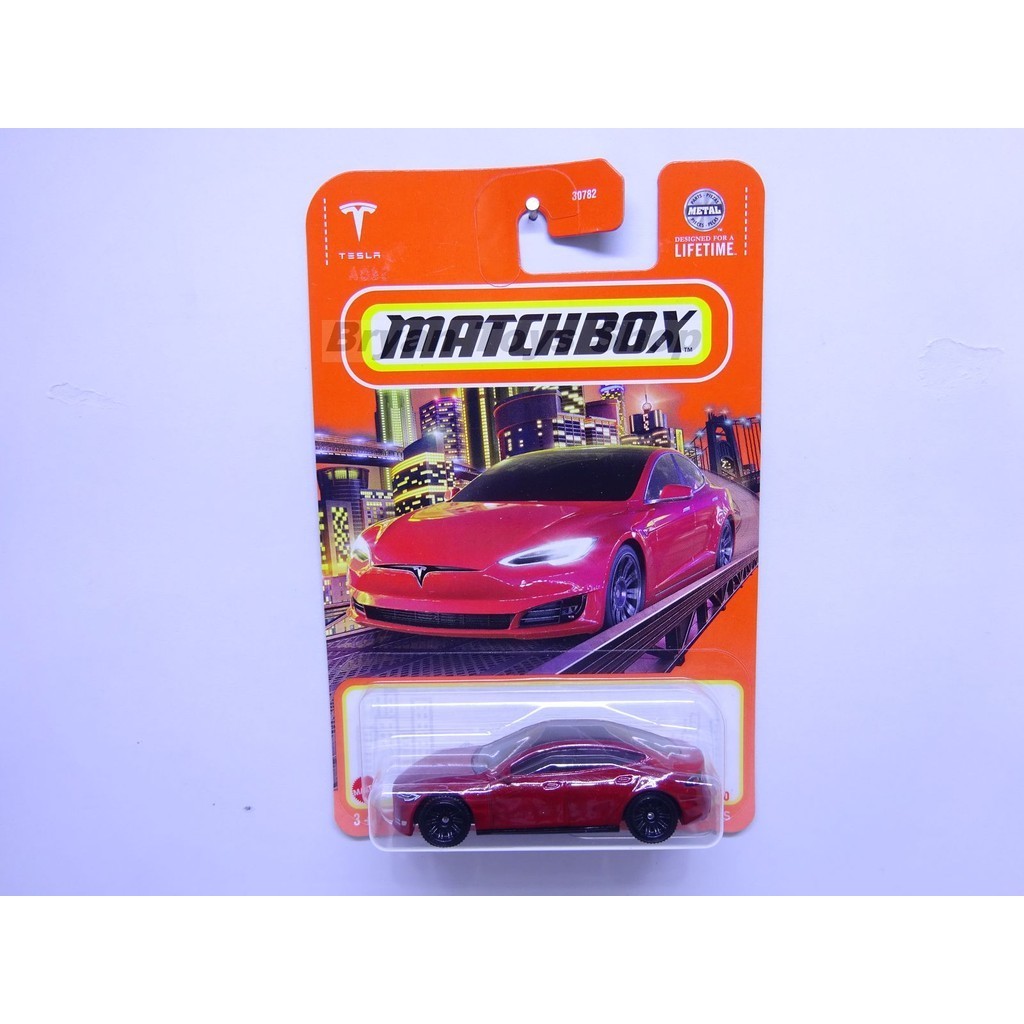 Jual Matchbox Tesla Model S Merah | Shopee Indonesia