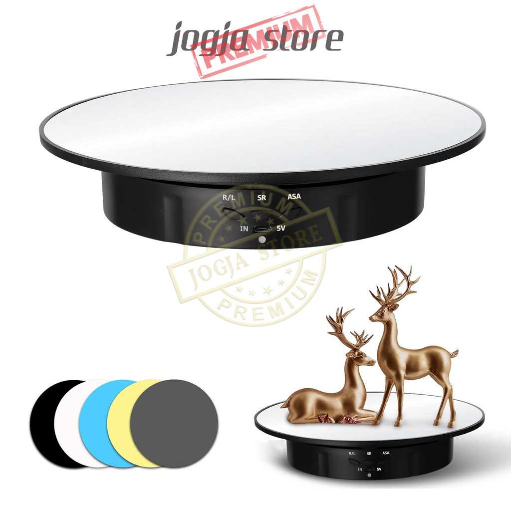 Jual Alas Putar Fotografi-Video 360 Turntable 20cm Rotating Stand ...