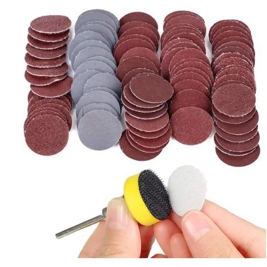 Jual Mata Polishing Fiber Wheel Poles 100pcs Polishing Mini Grinder ...