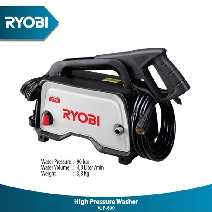 Jual RYOBI AJP-800 Mesin Steam Cuci Mobil Motor Jet Cleaner Pressure ...