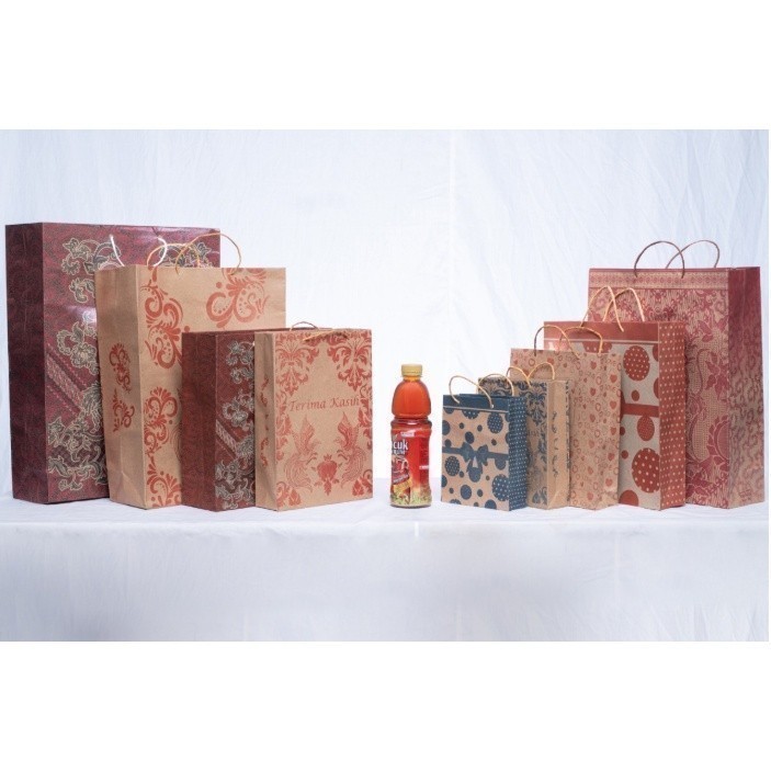 Jual [GROSIR] PAPER BAG BATIK - PAPERBAG MOTIF - TAS KERTAS SOUVEIR ...