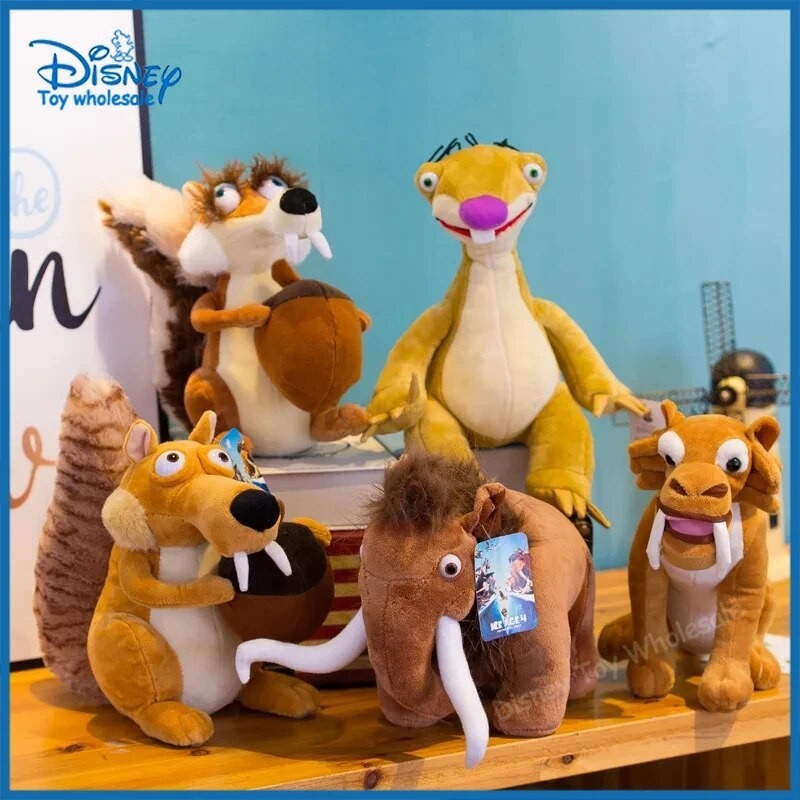 Jual Ice Age Age Cartoon Stuffed Animal Manny Scrat Creative Action ...