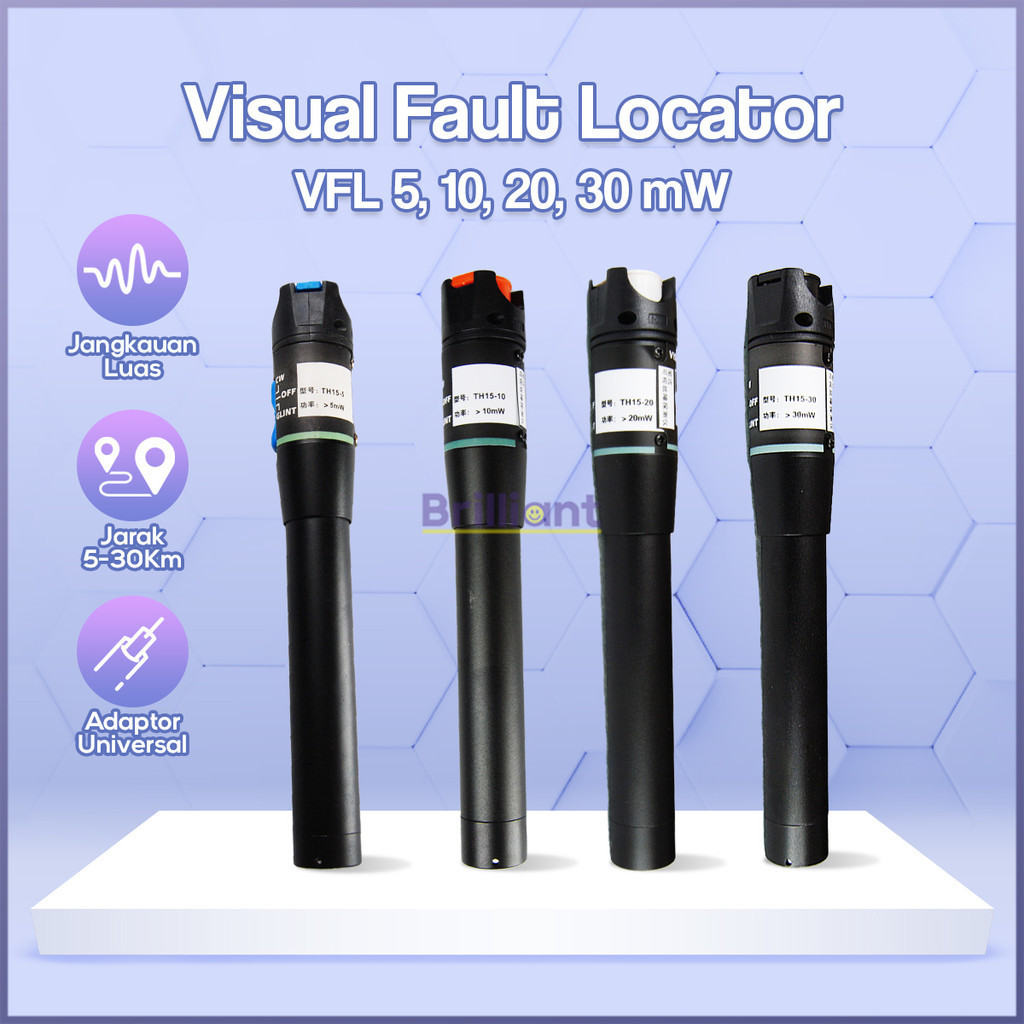 Jual VFL 5MW 10MW 20MW 30MW Visual Fault Locator Fiber Optik Laser ...