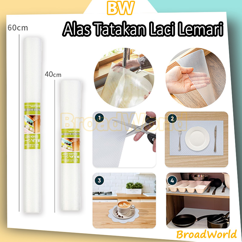 Jual 150*60CM Drawer Mat /Alas Laci Lemari Transparan/Non Slip Tatakan ...