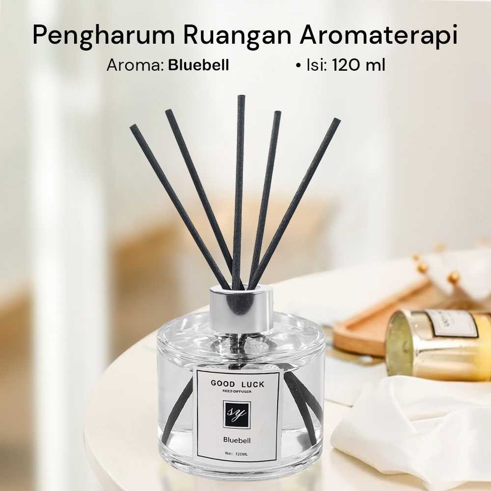 Jual GOOD LUCK Pengharum Ruangan Aromaterapi Reed Diffuser Stick 120ml ...
