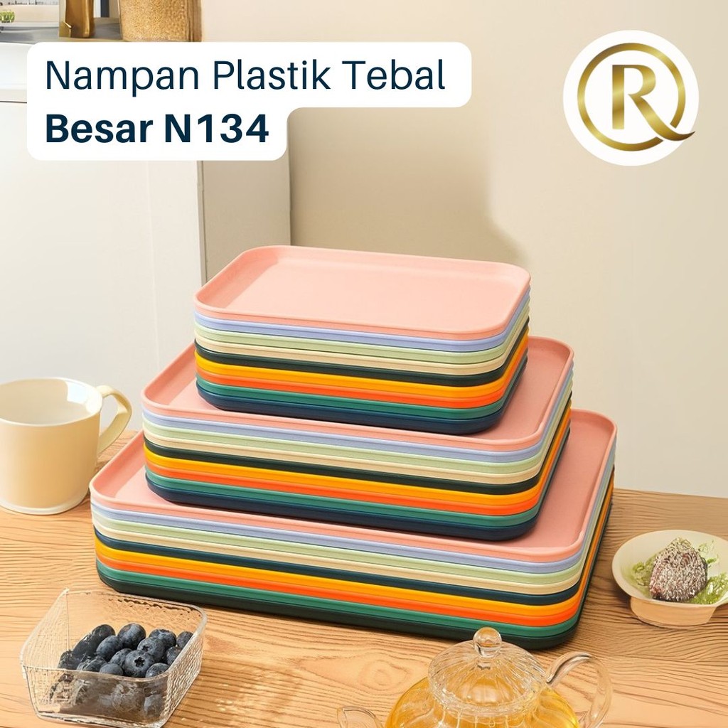 Jual Nampan Plastik Tebal Besar N134 Tray Board Serbaguna | Shopee ...