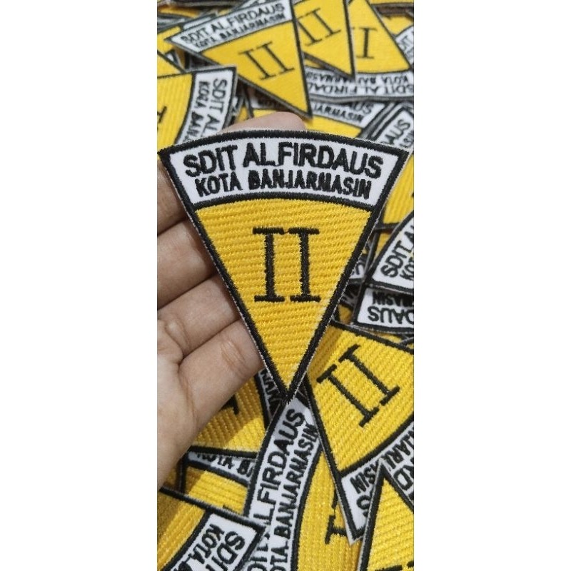 Jual Bordir BORDIR LOGO KELAS SEKOLAH CUSTOM PROSES CEPAT TEBAL DAN ...